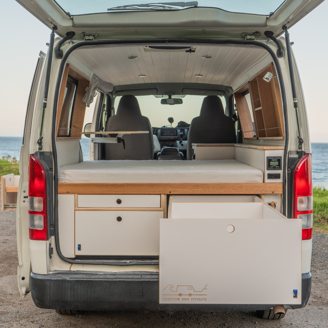 2015 Toyota Hiace LWB Custom Project – Custom Van Fitouts