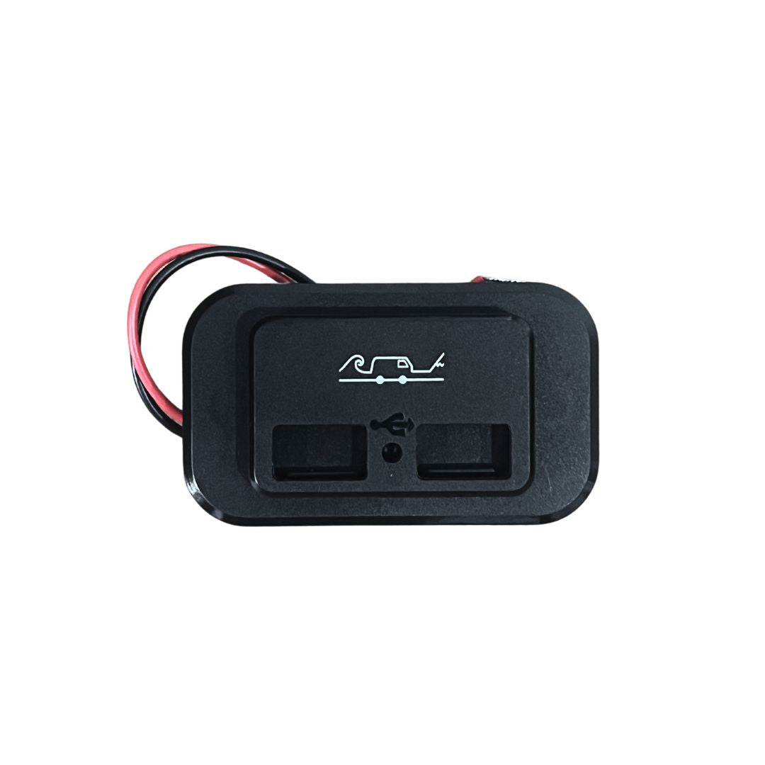 Panel Mount USB & USB Type C Charger - Custom Van Fitouts