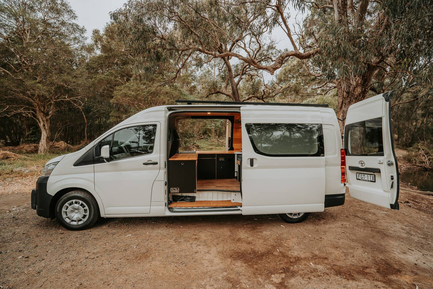 2019 Toyota Hiace SLWB Custom Van Conversion – Custom Van Fitouts