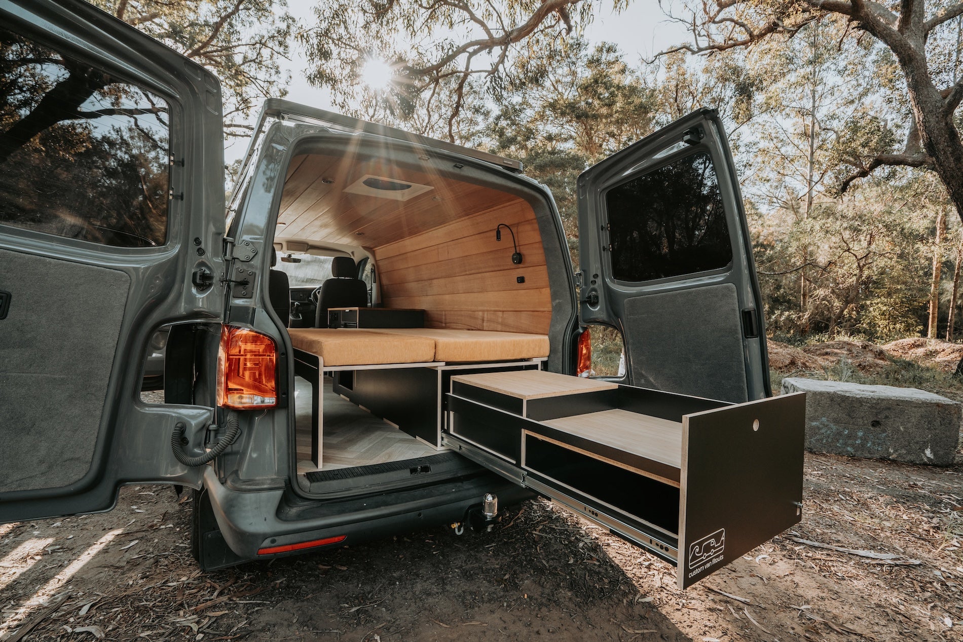 Van Conversion Kit Bundle - Lounge Set & Kitchen - Custom Van Fitouts